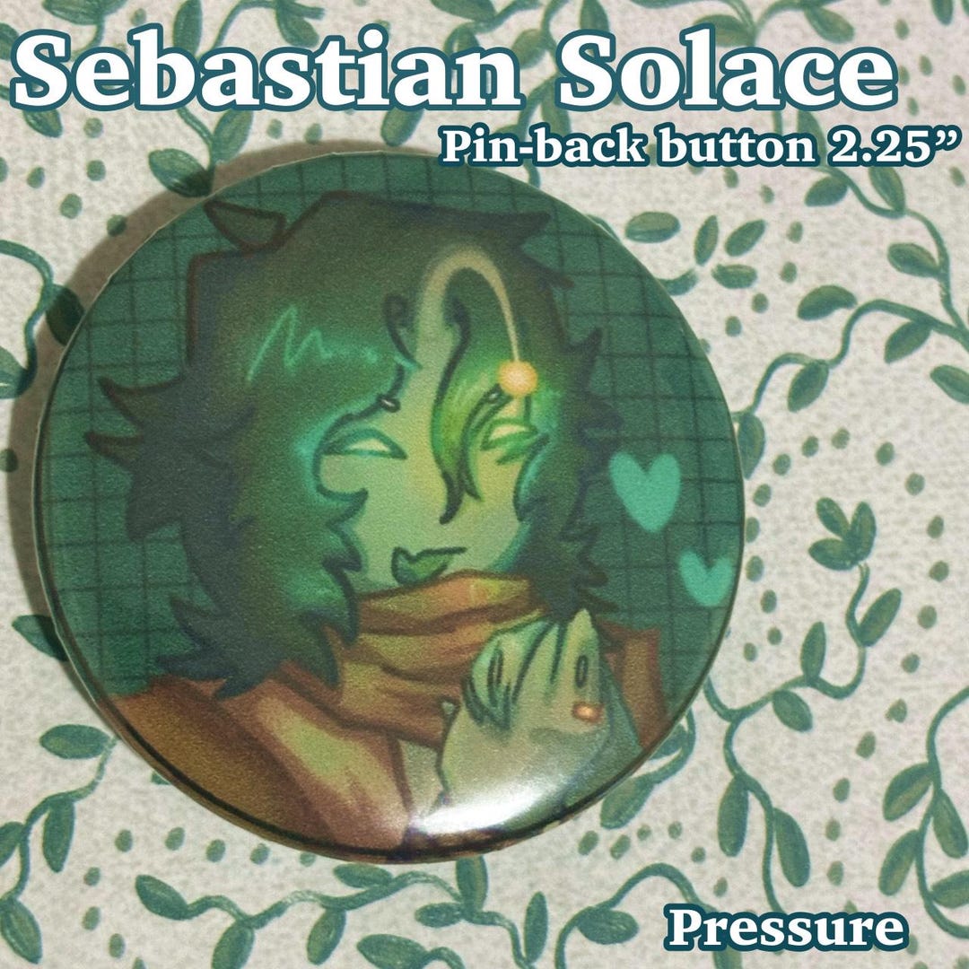 Sebastian Solace - Pressure Roblox Pin-back Button Badge - Etsy