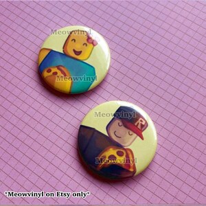 Roblox Guest & Noob Matching Pin-back Button Badge Set of 2 - Etsy