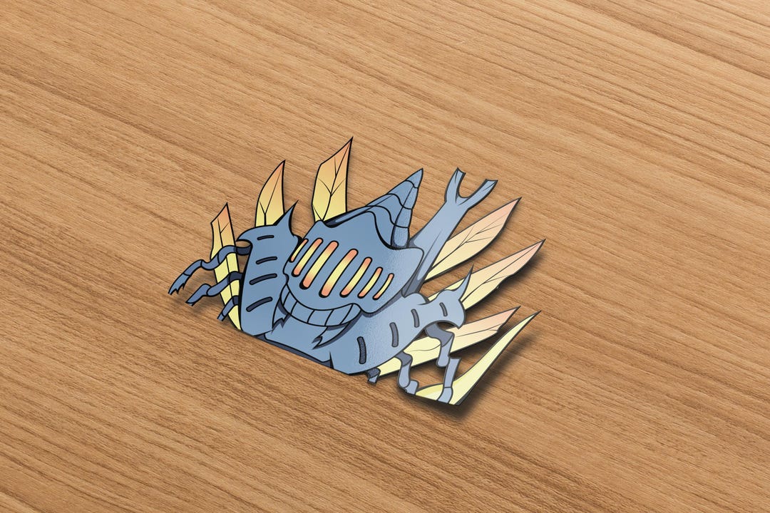 Chomei / 7 Tail Peeker Decal - Etsy