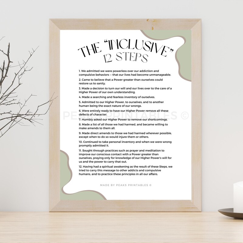 12 Step Recovery - Etsy