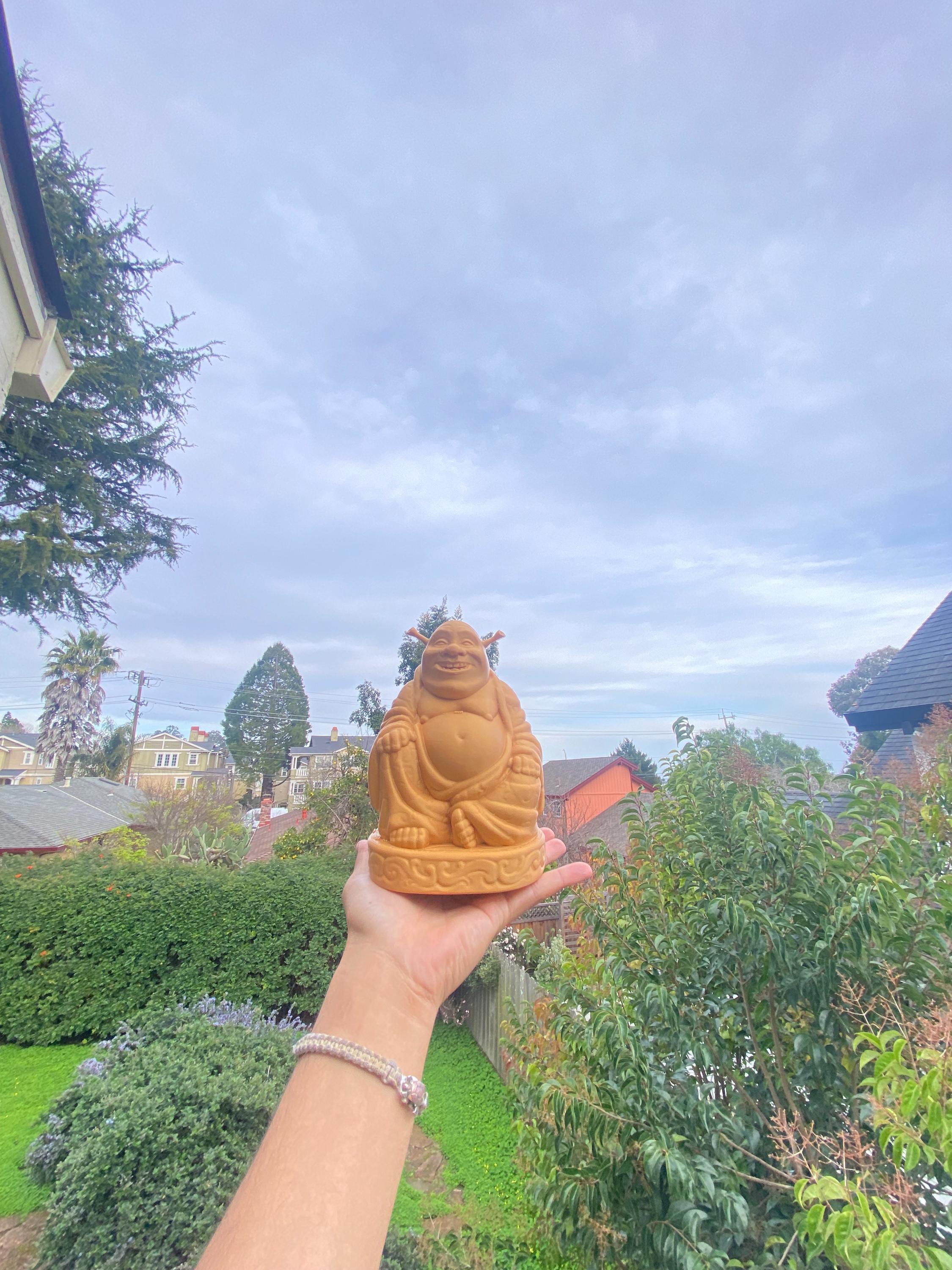 Golden Shrek Buddha - Etsy