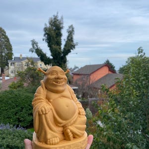 Golden Shrek Buddha - Etsy