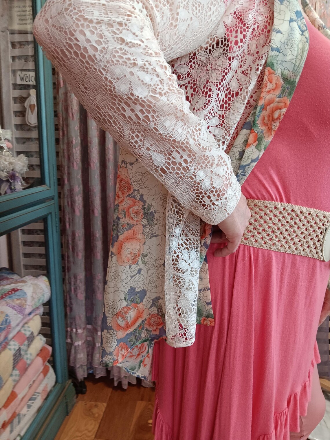 Hand-made Lace Shacket/dress Combo - Etsy