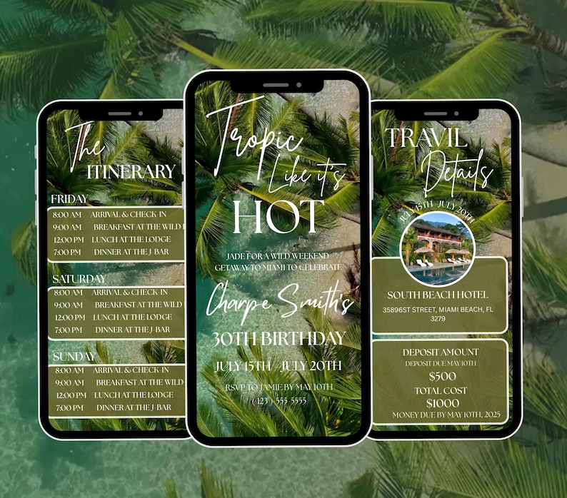Digital Tropic Like Its Hot Girls Trip Birthday Weekend Getaway ...