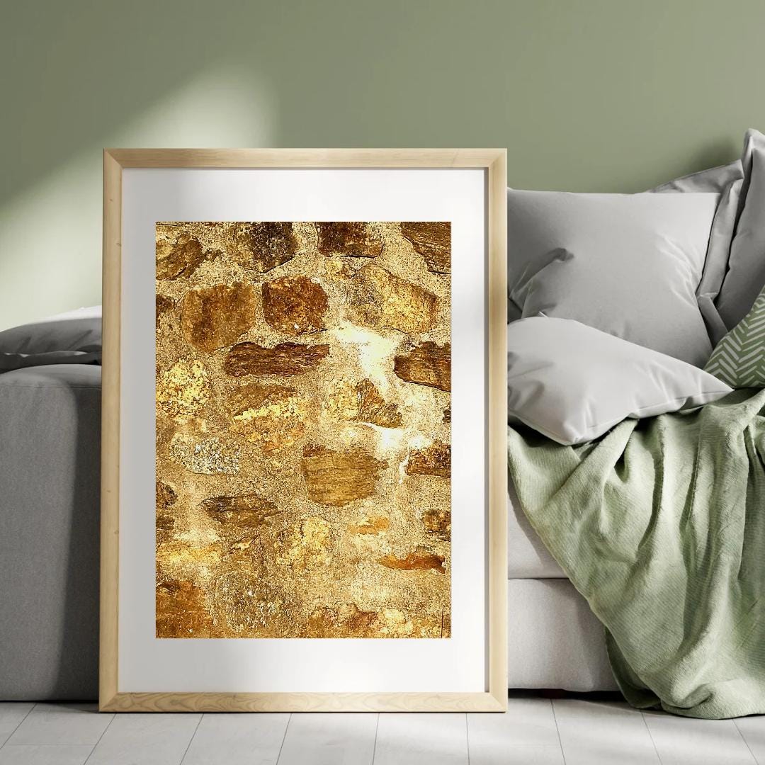 Vintage Stone Wall (circa 1950s) - Wall Art (east Haddam, CT) - Etsy