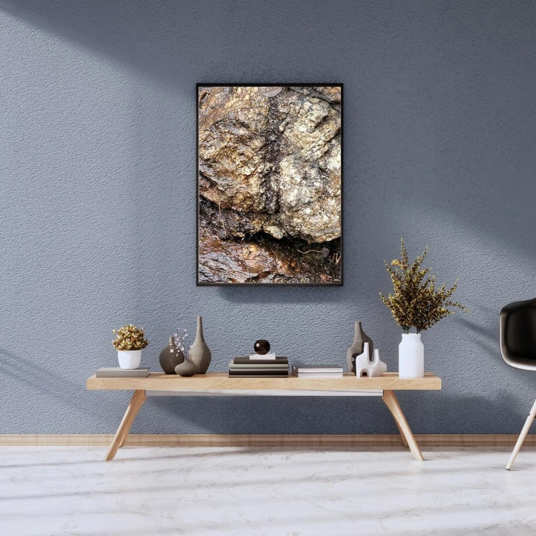 Rock Wall at Bashan Lake - Wall Art (east Haddam, CT) - Etsy