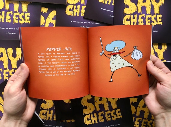 Say Cheese: an Ooey Gooey Book About 20 Tasty Cheeses - Etsy