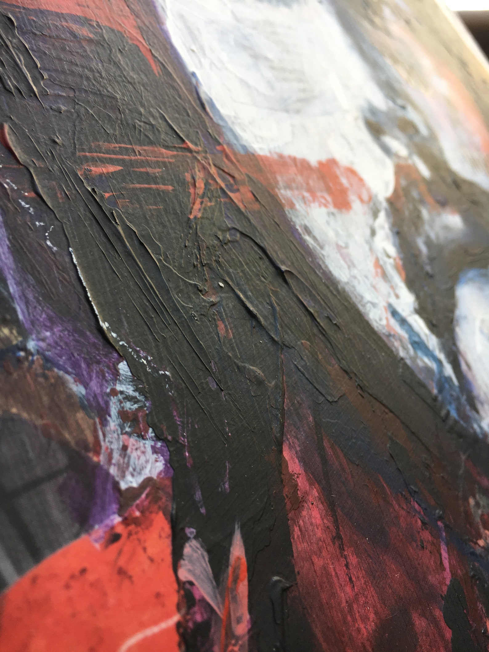 R. Anderson - 18x24" Mixed Media Portrait Painting - Etsy