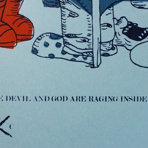 Your Favorite Deja is Raging Inside Daisy 12.5x19 Screenprint - Etsy