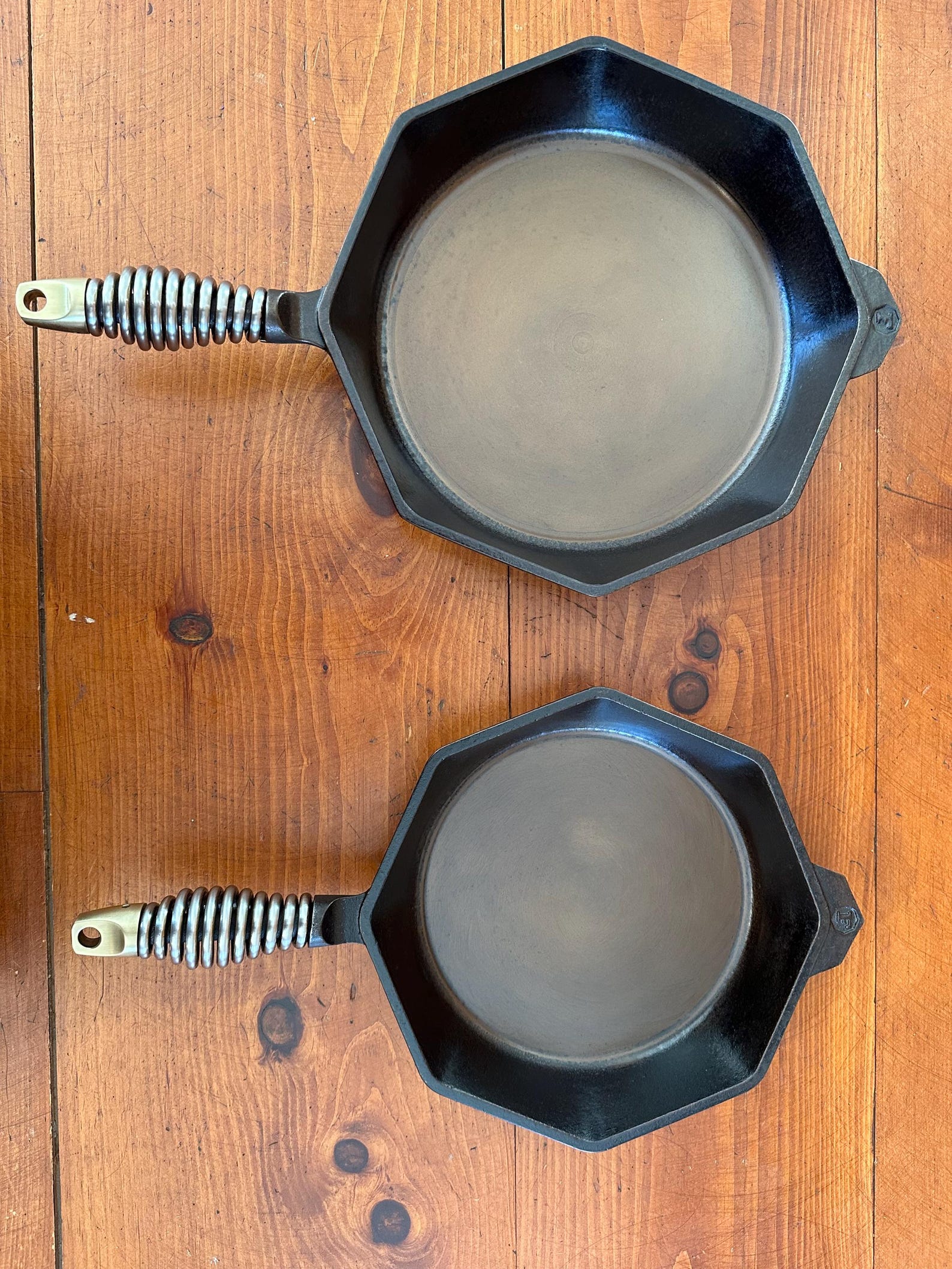 Finex Cast Iron Skillet Set, Finex 12 and Finex 10 With Lids! - Etsy