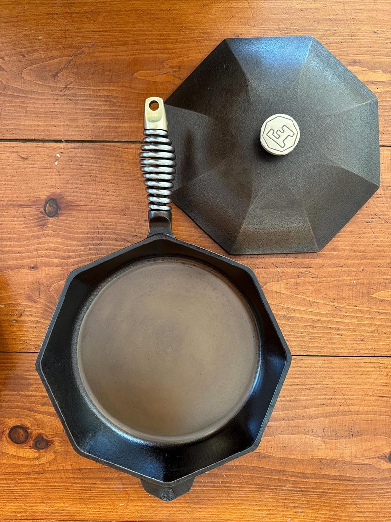 Finex Cast Iron Skillet Set, Finex 12 and Finex 10 With Lids! - Etsy