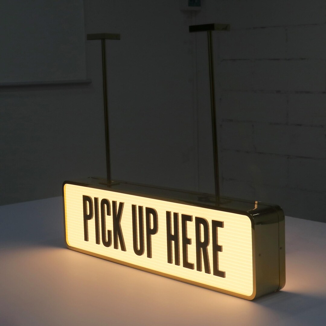 Custom Ceiling Hanging Double Sided LED Light Box Business Sign, Mirror ...