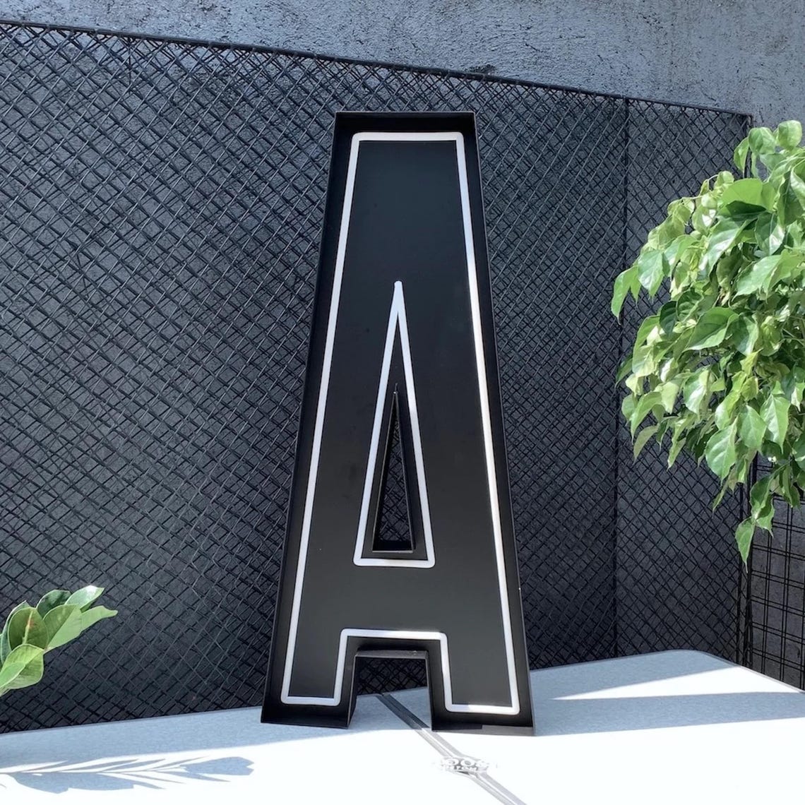 Custom Open Face Channel Letter Neon Sign, Exposed LED Tubes, Hidden ...