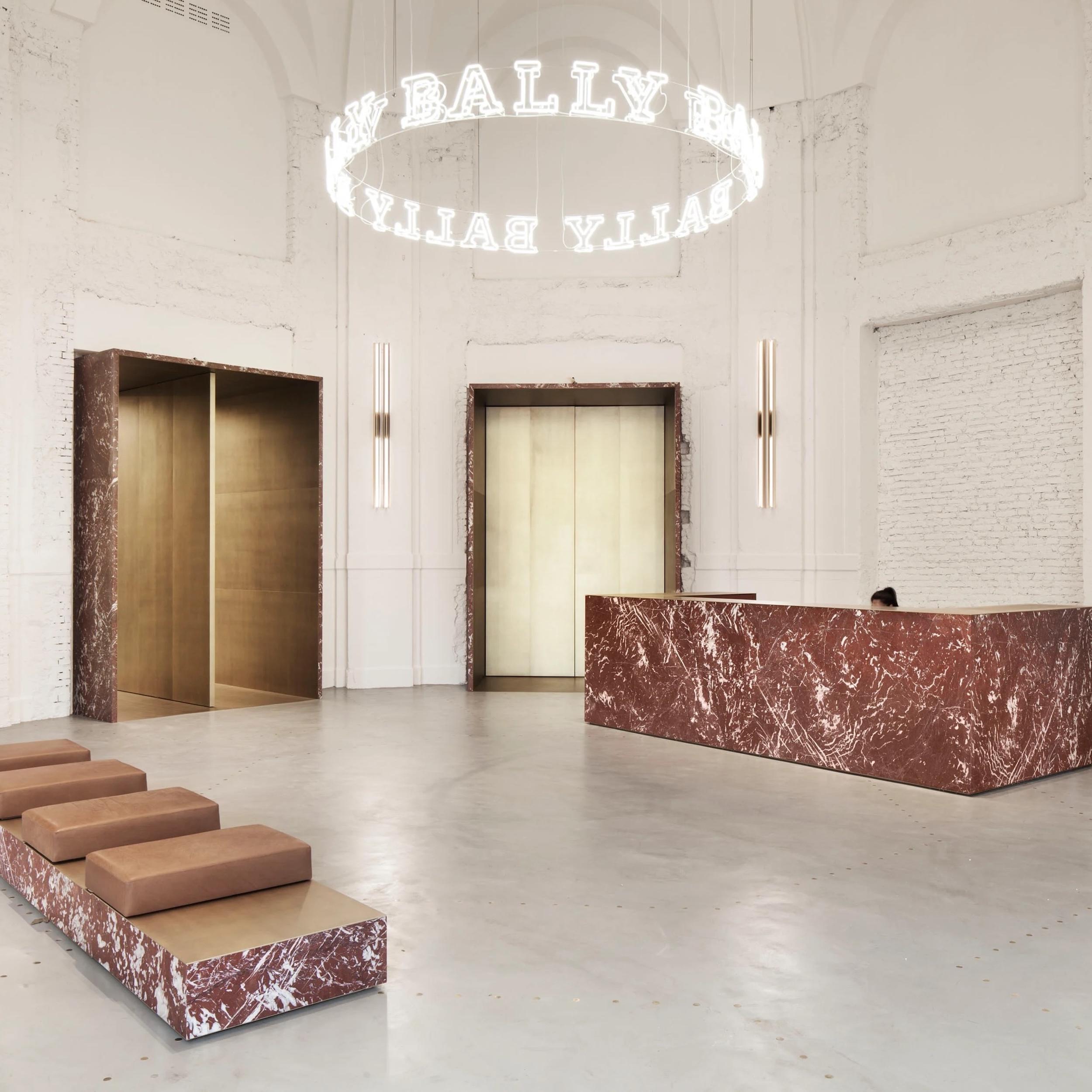 Custom Neon Ceiling Chandelier, Round Floating LED Hanging Light ...