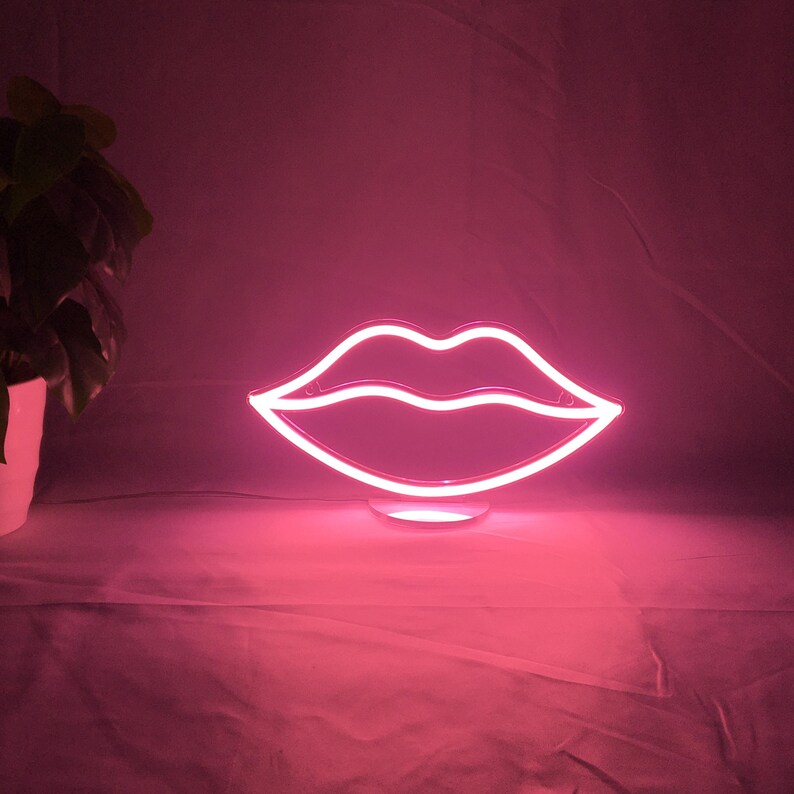 Custom LED Neon Tabletop Sign, Battery Powered or Plug-in - Etsy
