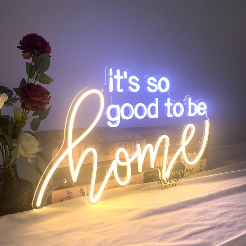 Custom LED Neon Name Sign, Personalized Neon Word Signs, Plug-in or ...