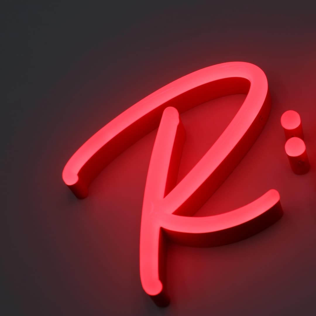 Custom LED Neon Channel Letter Sign, Battery Operated, Plug-in or ...
