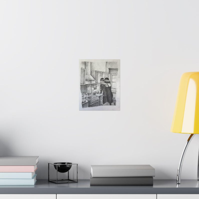 8"x10" Original Criminal Minds Fan Art Print - Emily Prentiss & Aaron ...