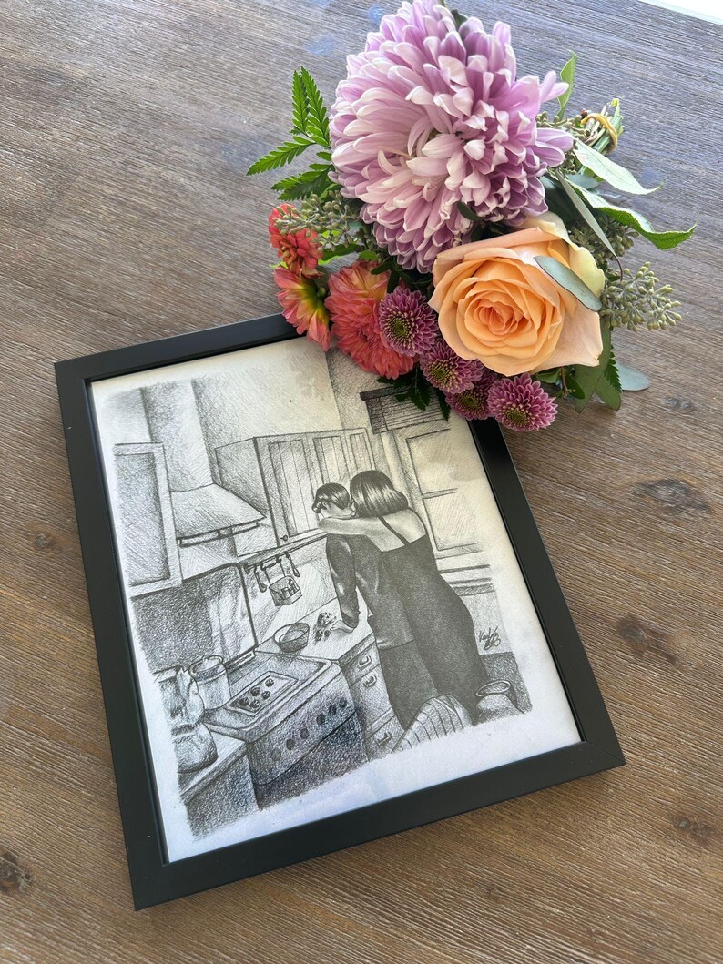 8"x10" Original Criminal Minds Fan Art Print - Emily Prentiss & Aaron ...