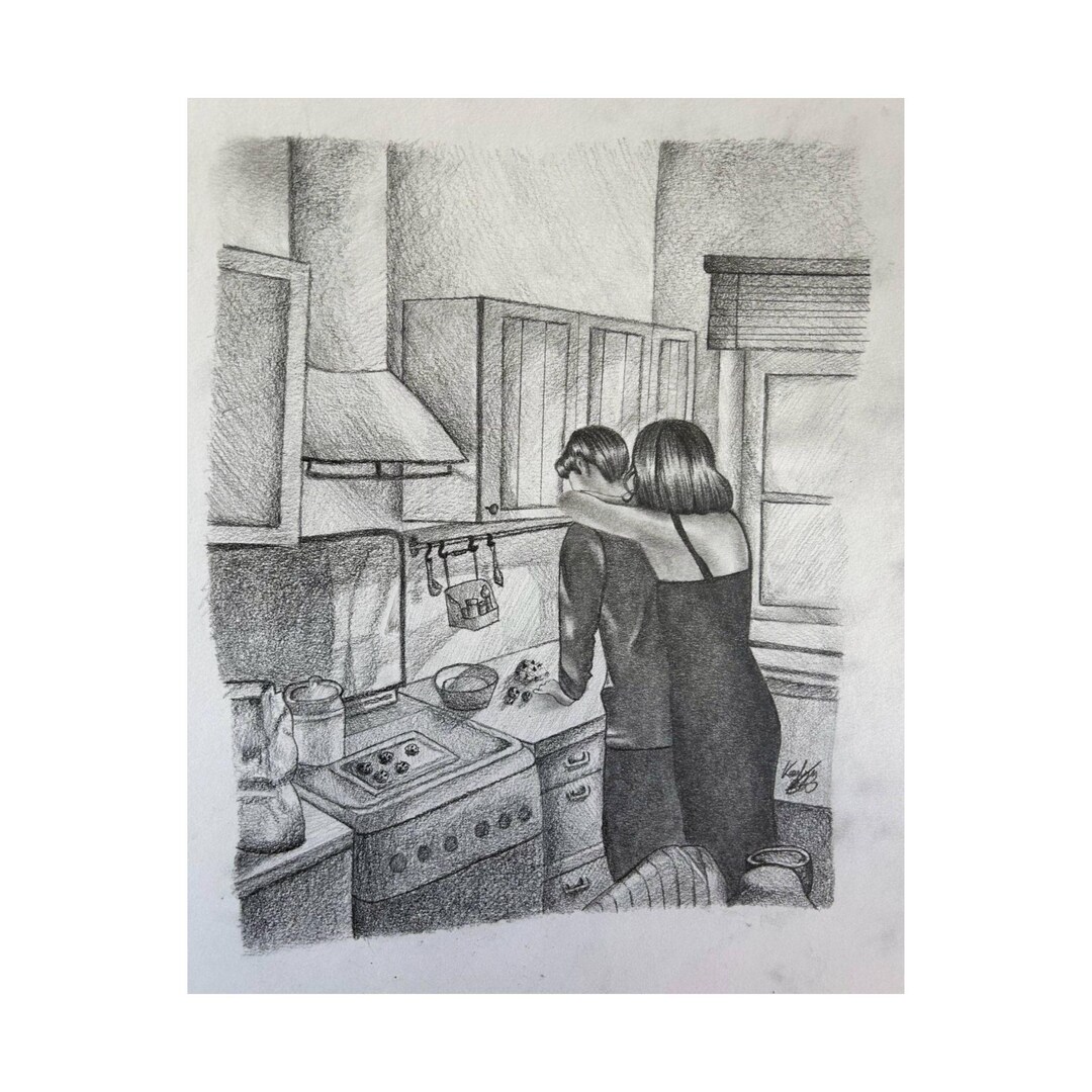 8"x10" Original Criminal Minds Fan Art Print - Emily Prentiss & Aaron ...