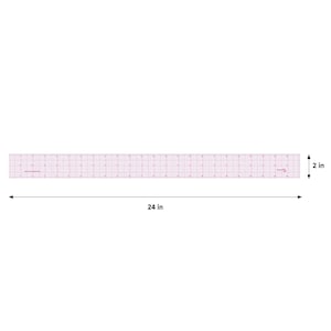 Kearing® Grid Ruler, Clear Sewing Ruler for Quilting & Pattern Grading ...