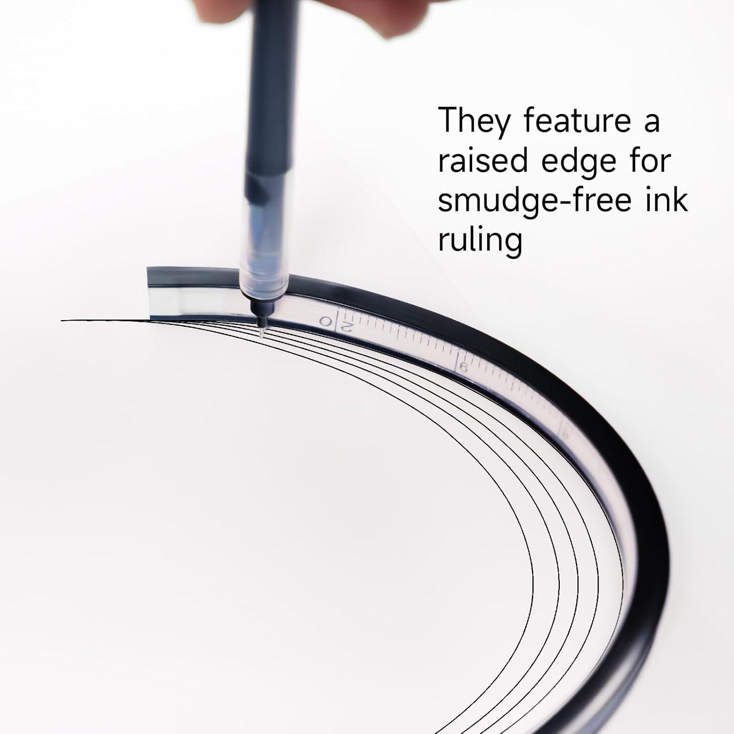 Flexible Curve Ruler: Vinyl Bendable Ruler for Sewing & Garment Design ...