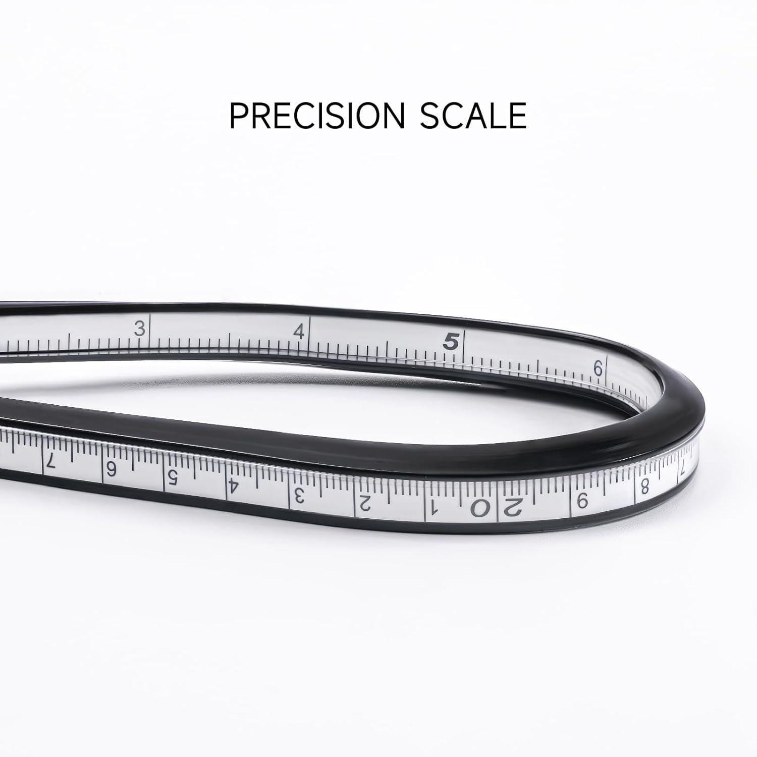 Flexible Curve Ruler: Vinyl Bendable Ruler for Sewing & Garment Design ...