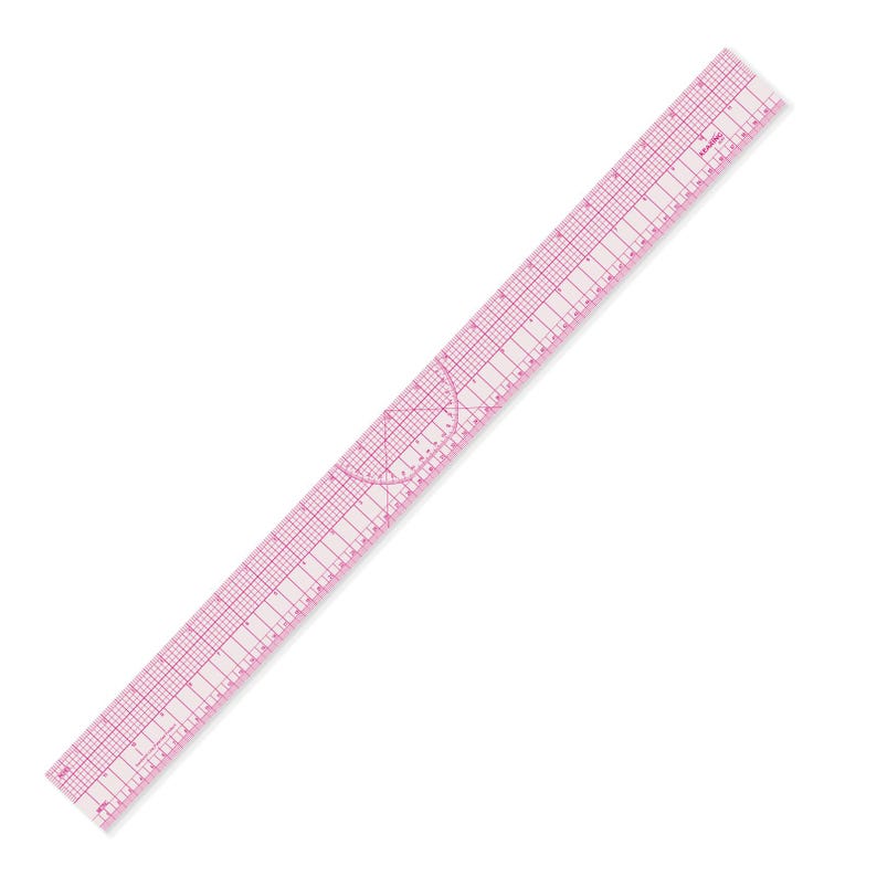 Kearing® Clear Pattern Grading Ruler, Dual Scale Sewing Graph Ruler for ...