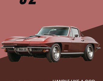 Corvette C1 Poster - Etsy