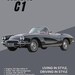 Corvette C1 Poster - Etsy