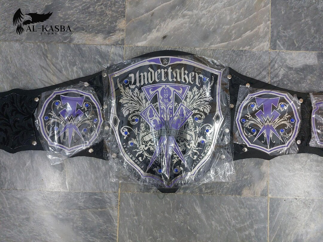Undertaker World Heavyweight Wrestling Championship Title Belt Replica ...