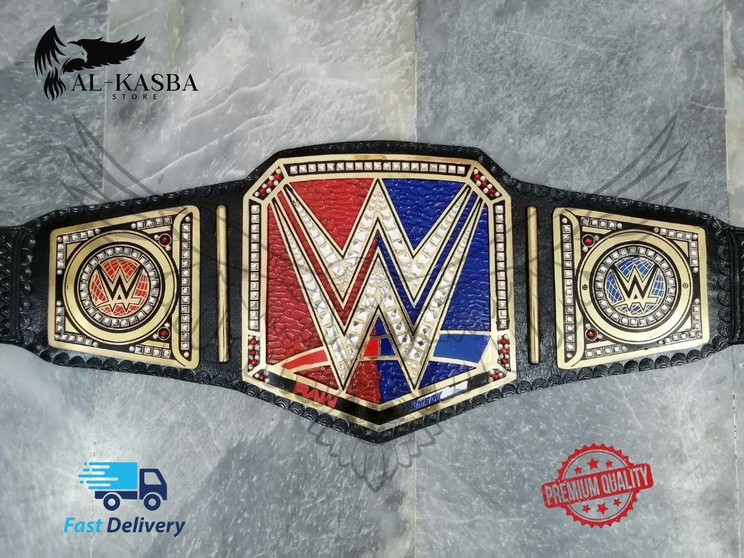 Raw Vs Smackdown Heavyweight Championship Replica Belt With Cowhide ...