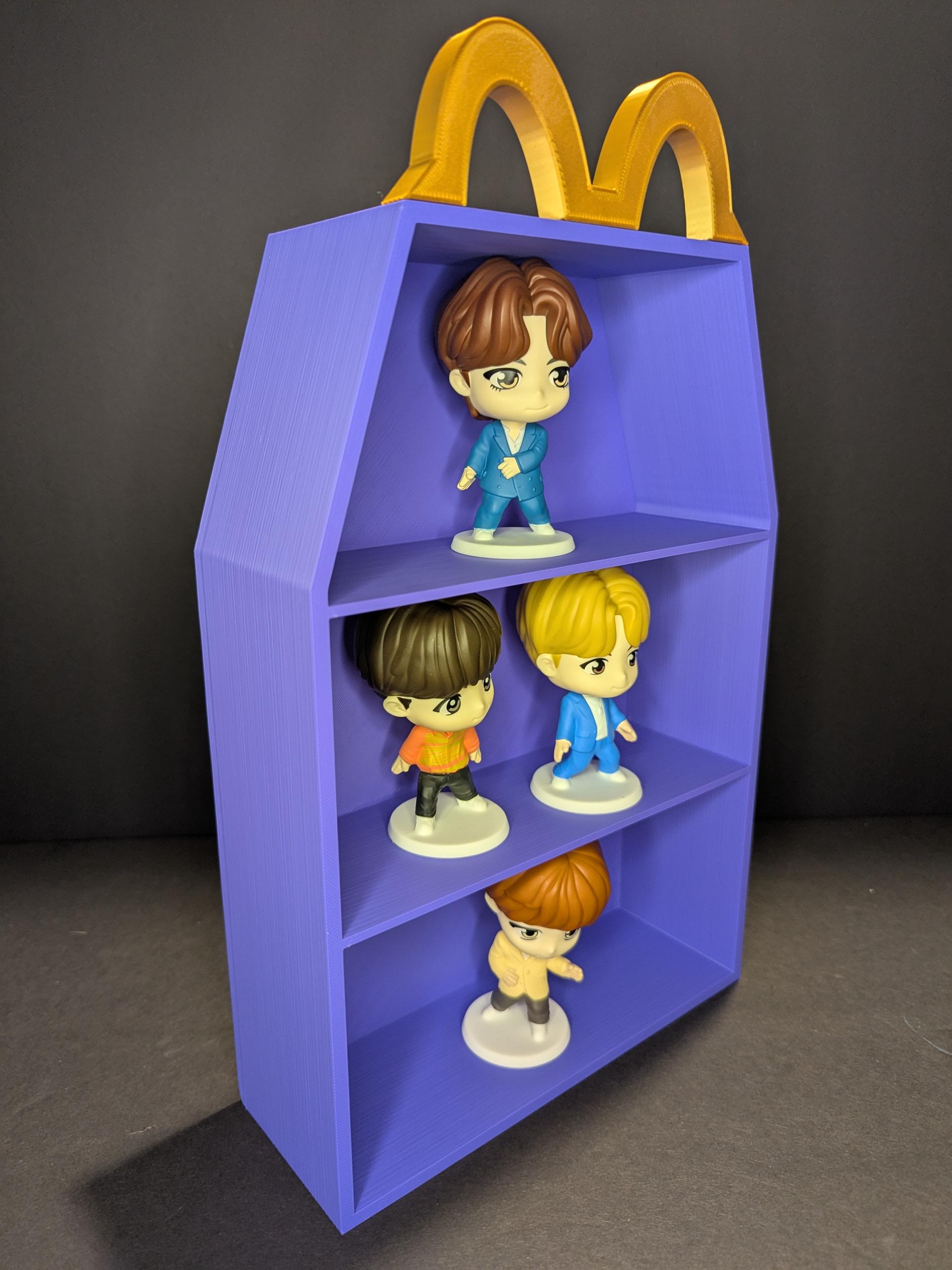 BTS Tinytan Display | Happy Meal Display | Wall Mountable Shelf | 3D ...