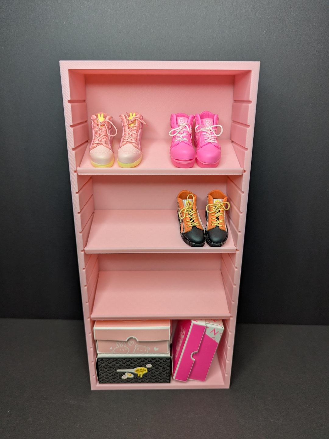 1:6 Scaled Mini Shoe Shelf | Miniverse Display | Miniverse Shoes | Good ...