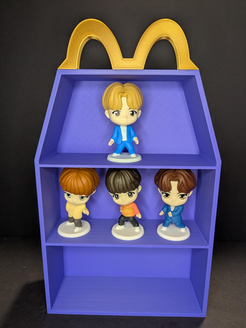 BTS Tinytan Display | Happy Meal Display | Wall Mountable Shelf | 3D ...