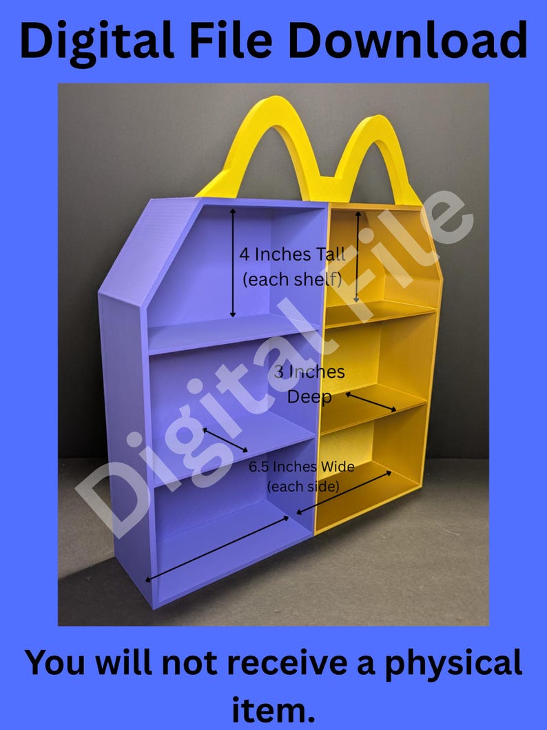 DIGITAL FILE | Supersized BTS Tinytan Display | Happy Meal Display ...