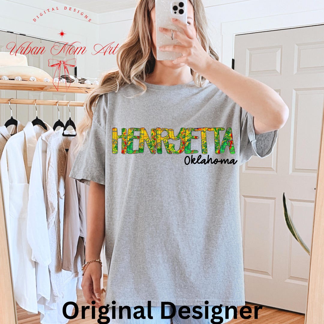 Henryetta Storm Map, Oklahoma PNG, Tornado Season, Henryetta PNG - Etsy