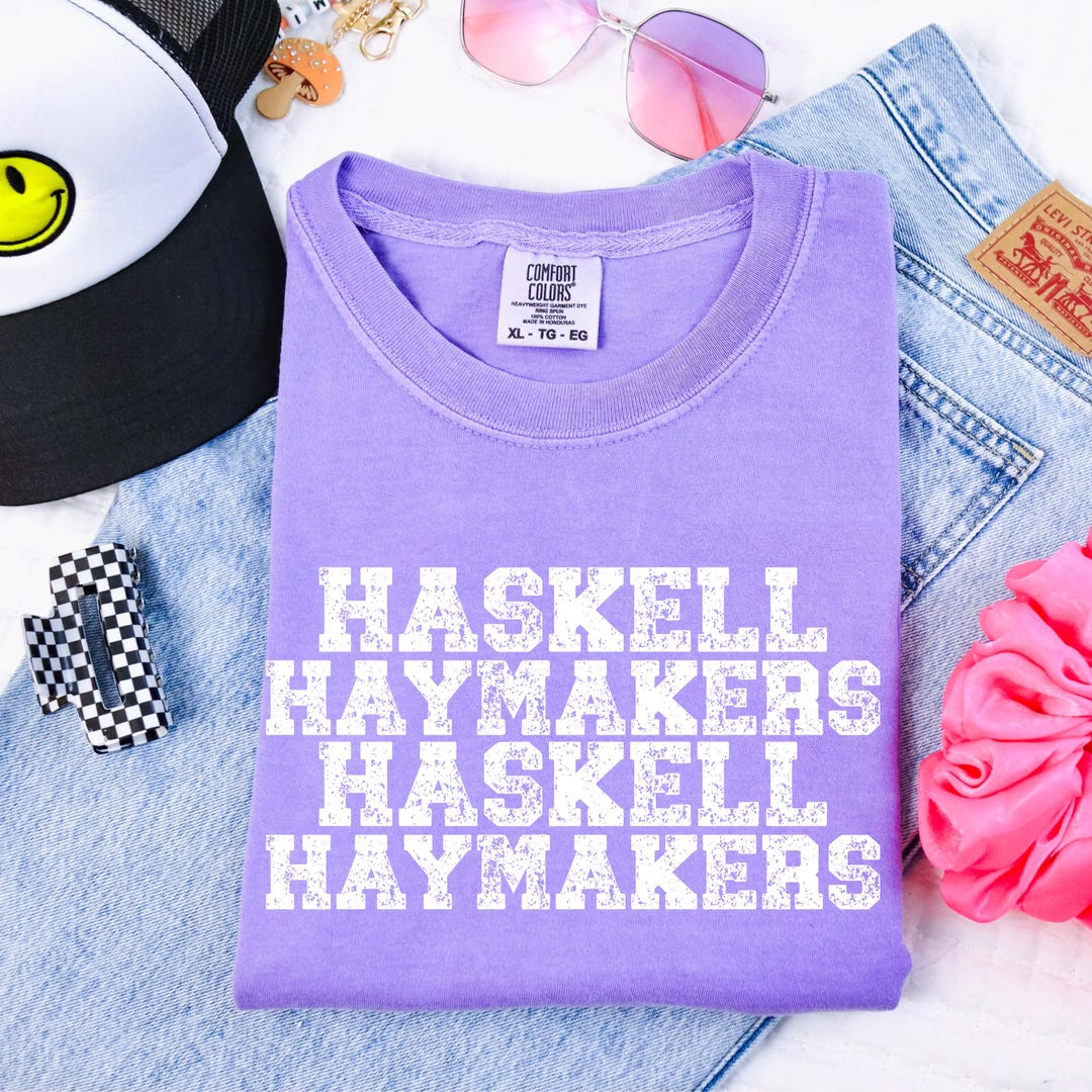 Haskell Haymakers Distressed PNG: Sporty Game Day Design (digital ...