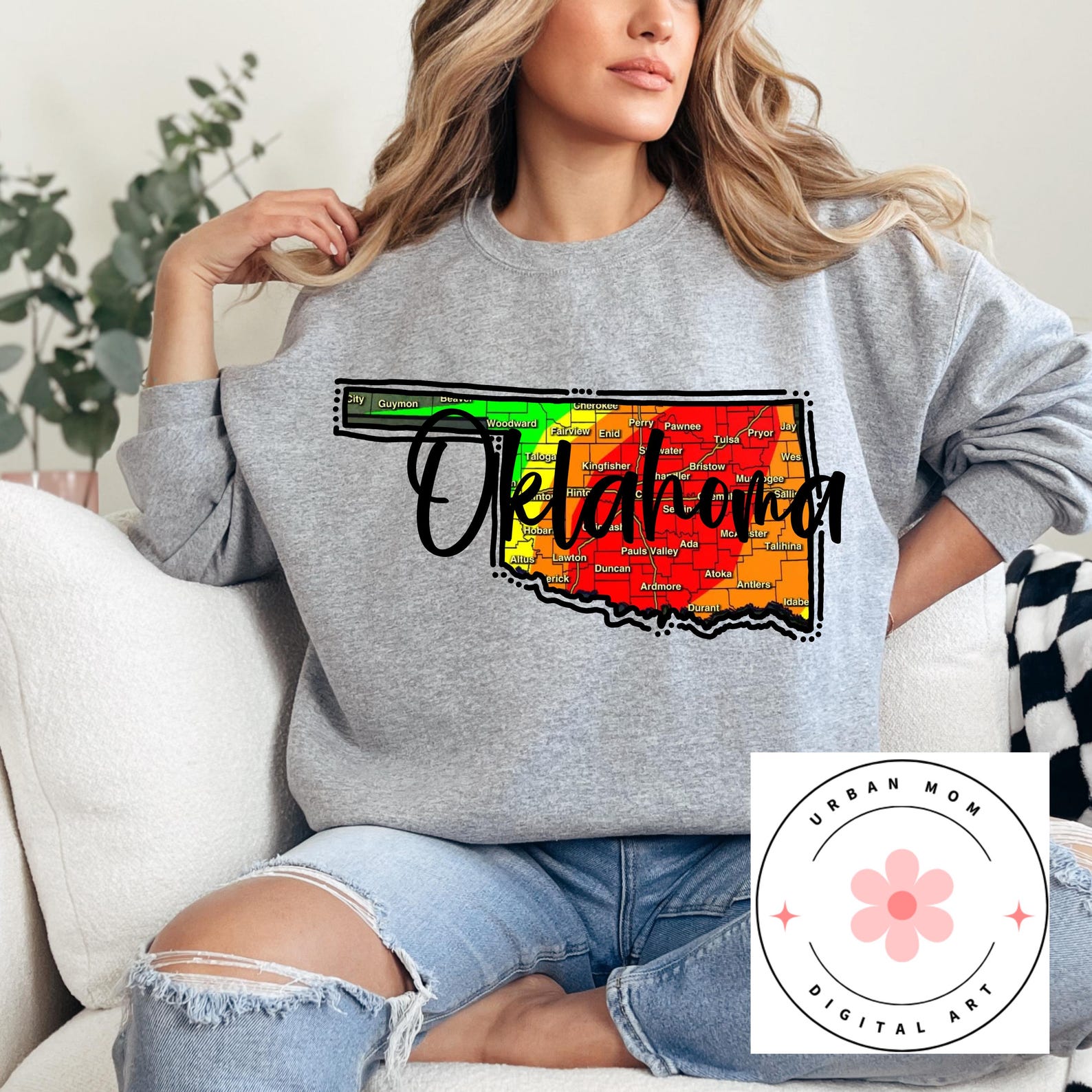 Oklahoma Storm Map PNG | Storm Tracker State Design | Oklahoma State ...