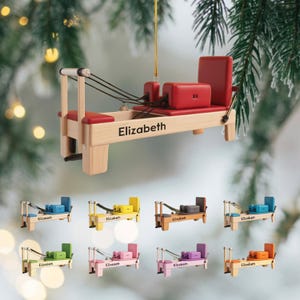 Pilates Reformer 3d Ornament - Etsy UK