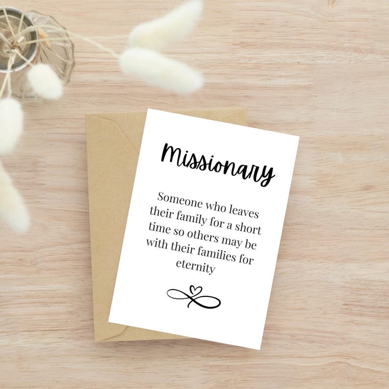 Missionary Definition Print: LDS Farewell Decor (digital Download) - Etsy