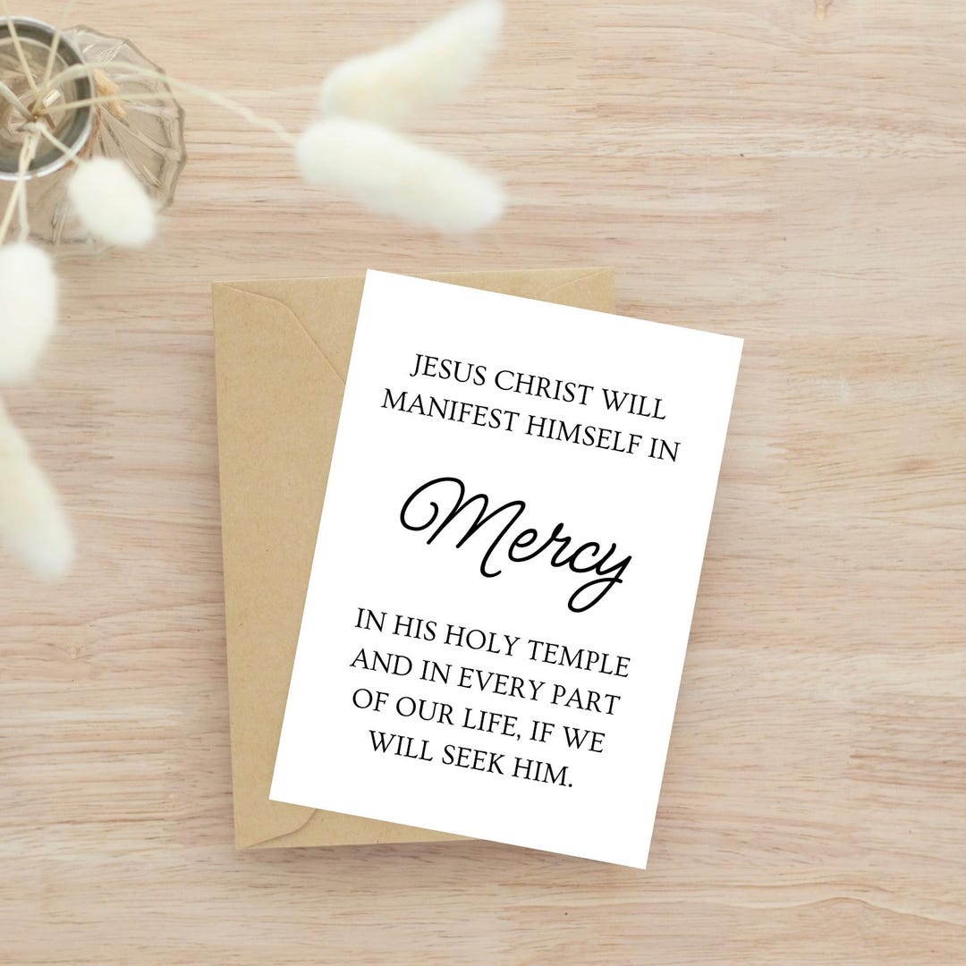 LDS Christian Wall Art: the Plan of Mercy Quote (digital Download) - Etsy