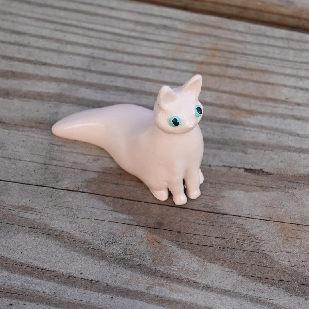 Pink Slug Sphynx Cat Figurine - Custom Hand-painted - Etsy
