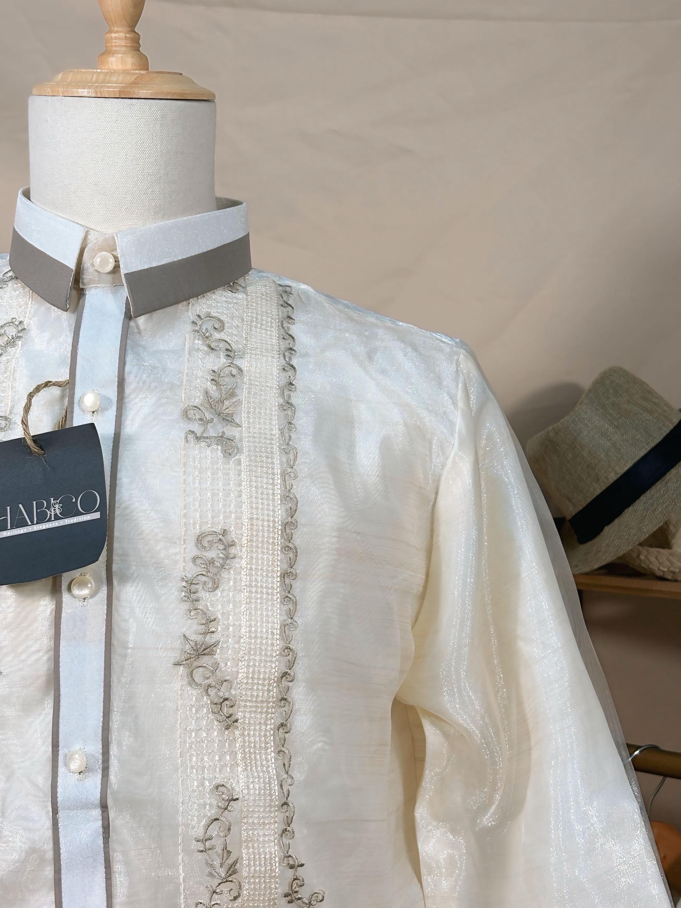 Classic Organza Barong Tagalog - Etsy