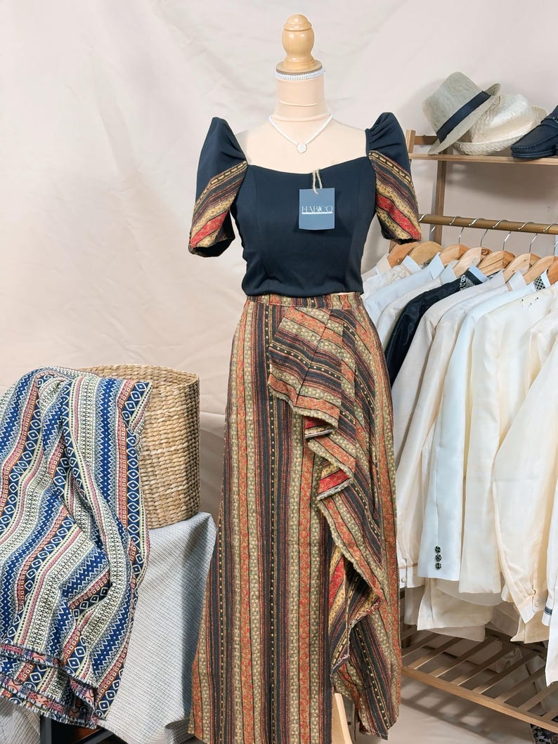 Ethnic Modern Filipiniana Set - Etsy