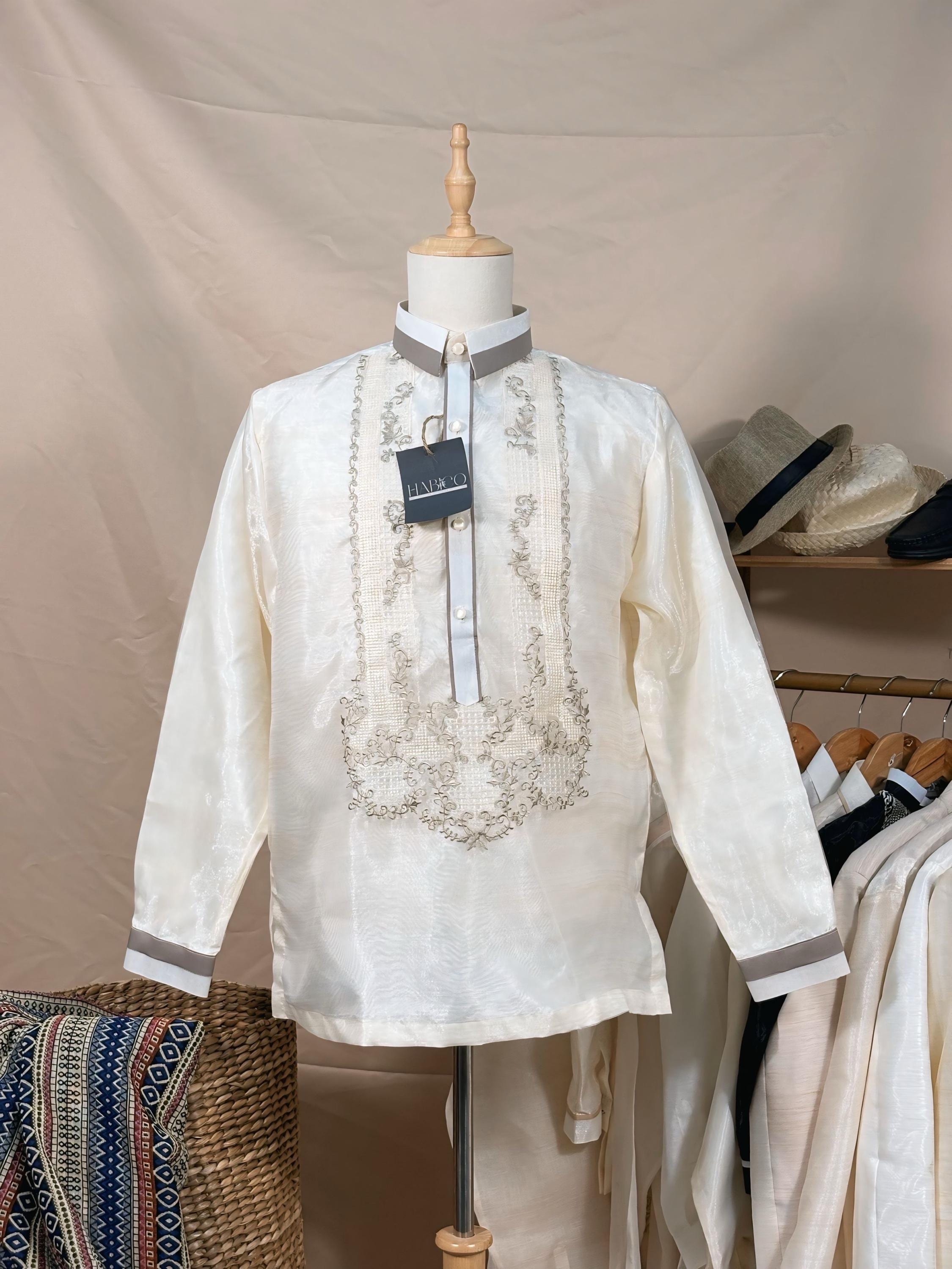 Classic Organza Barong Tagalog - Etsy