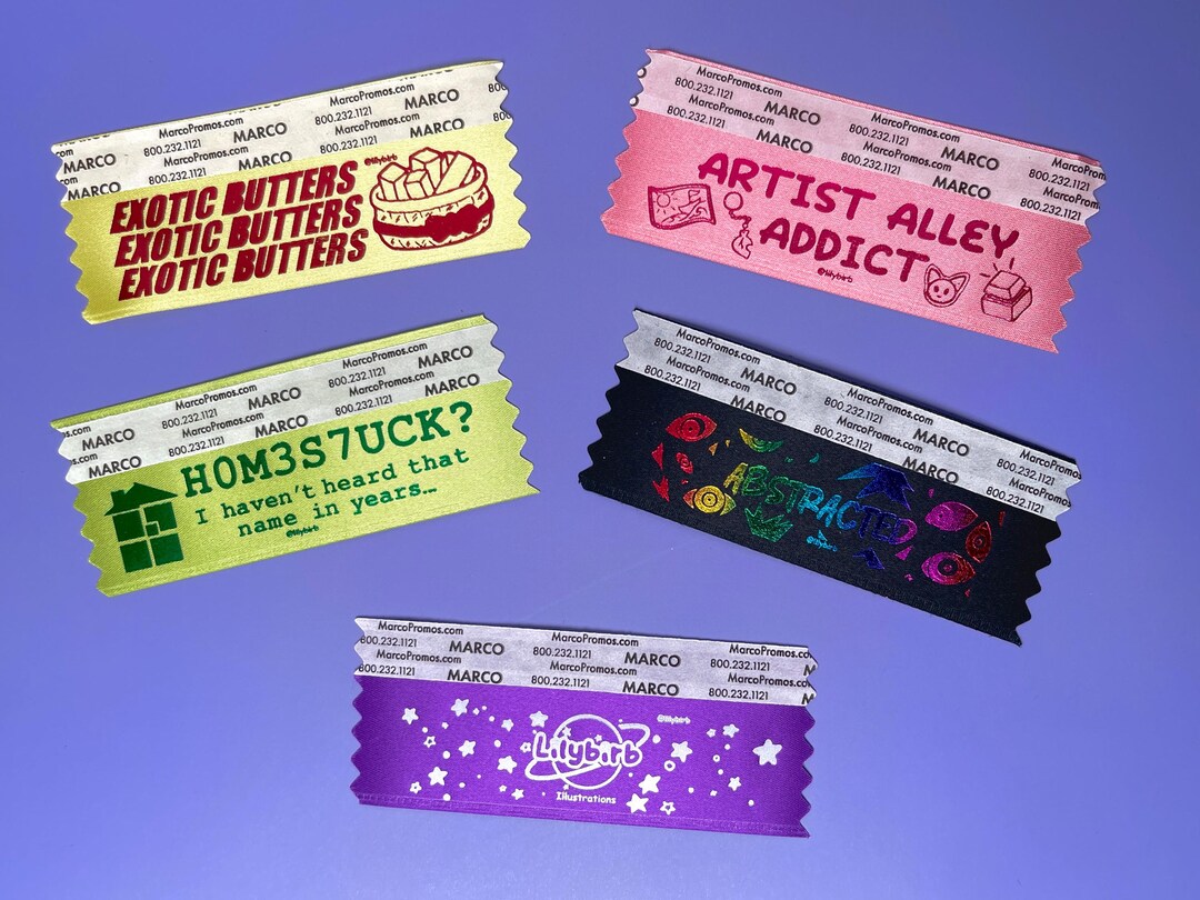 Variety Convention Ribbons || Ribbon Con || Badge Ribbons - Etsy