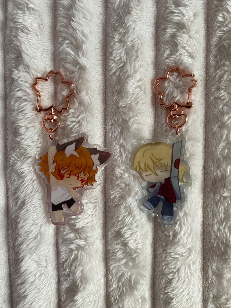 BTD Boyfriend to Death Ren Hana and Lawrence Oleander Crystal Acrylic ...