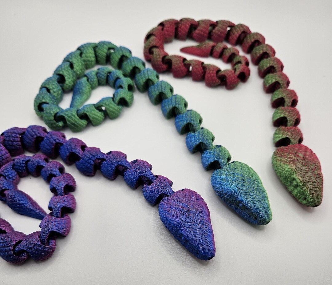 Articulated Snake Fidget Toy - Etsy