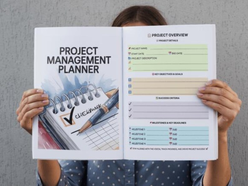 Project Management Planner - Etsy